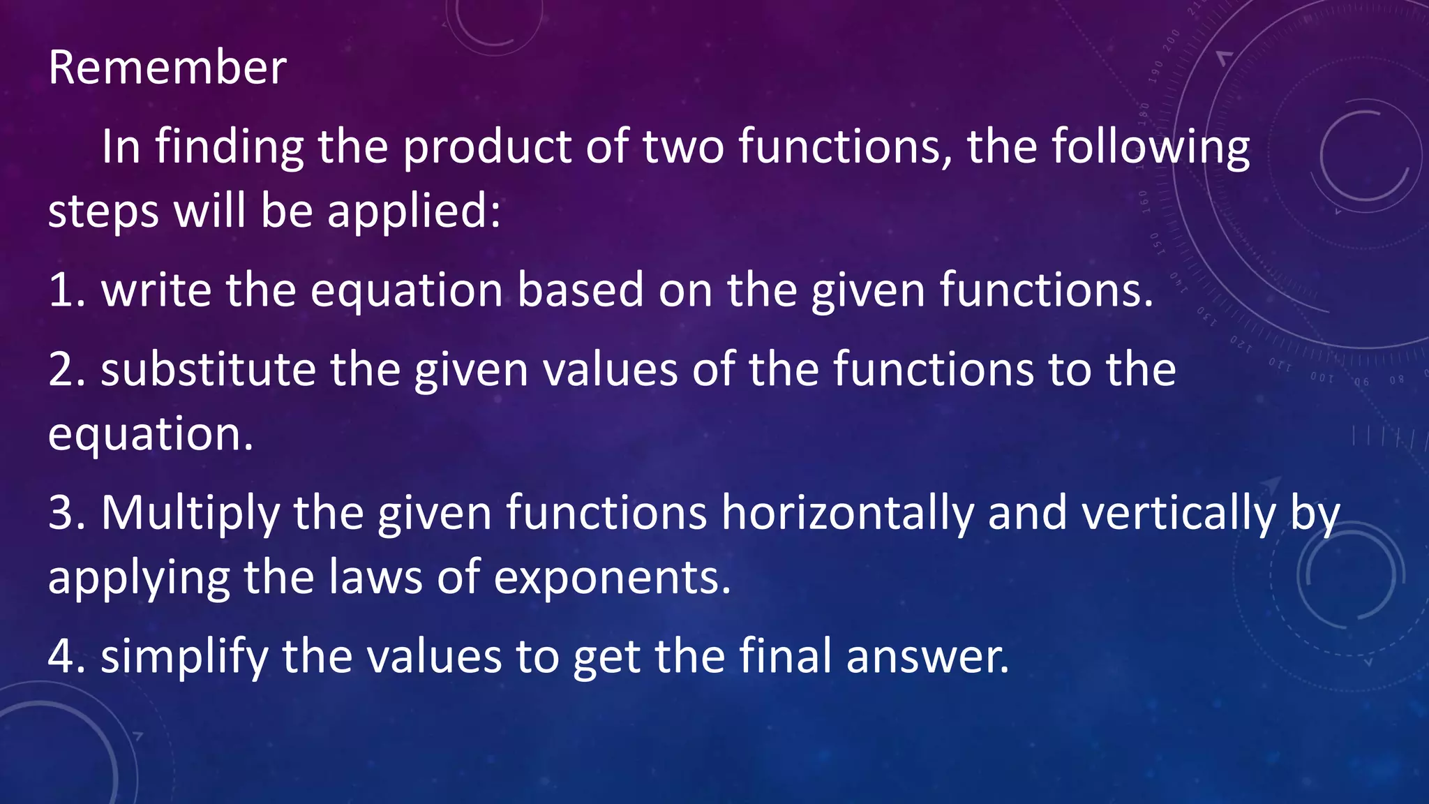 Lesson 3 Operation on Functions | PPTX