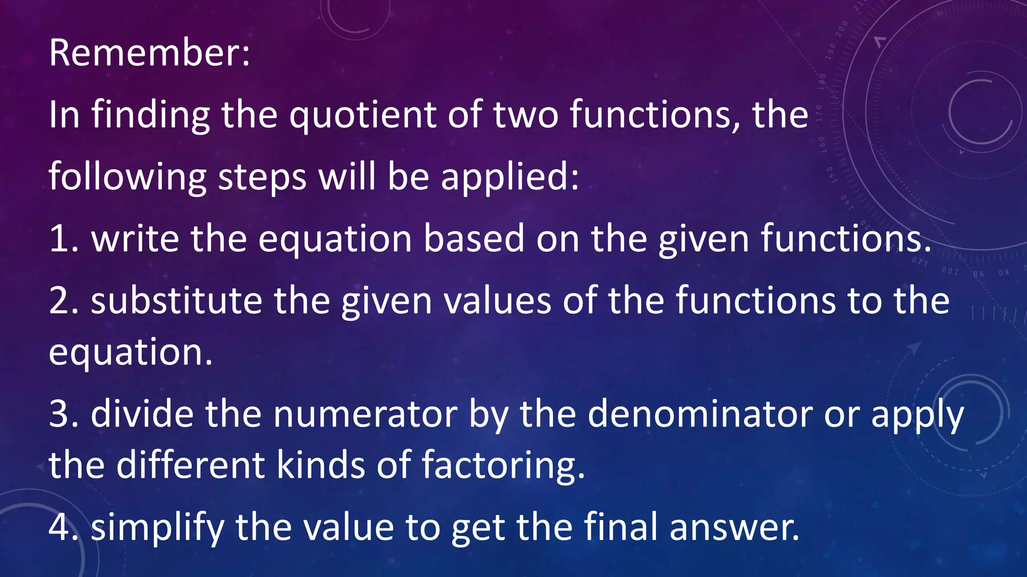 Lesson 3 Operation on Functions | PPTX