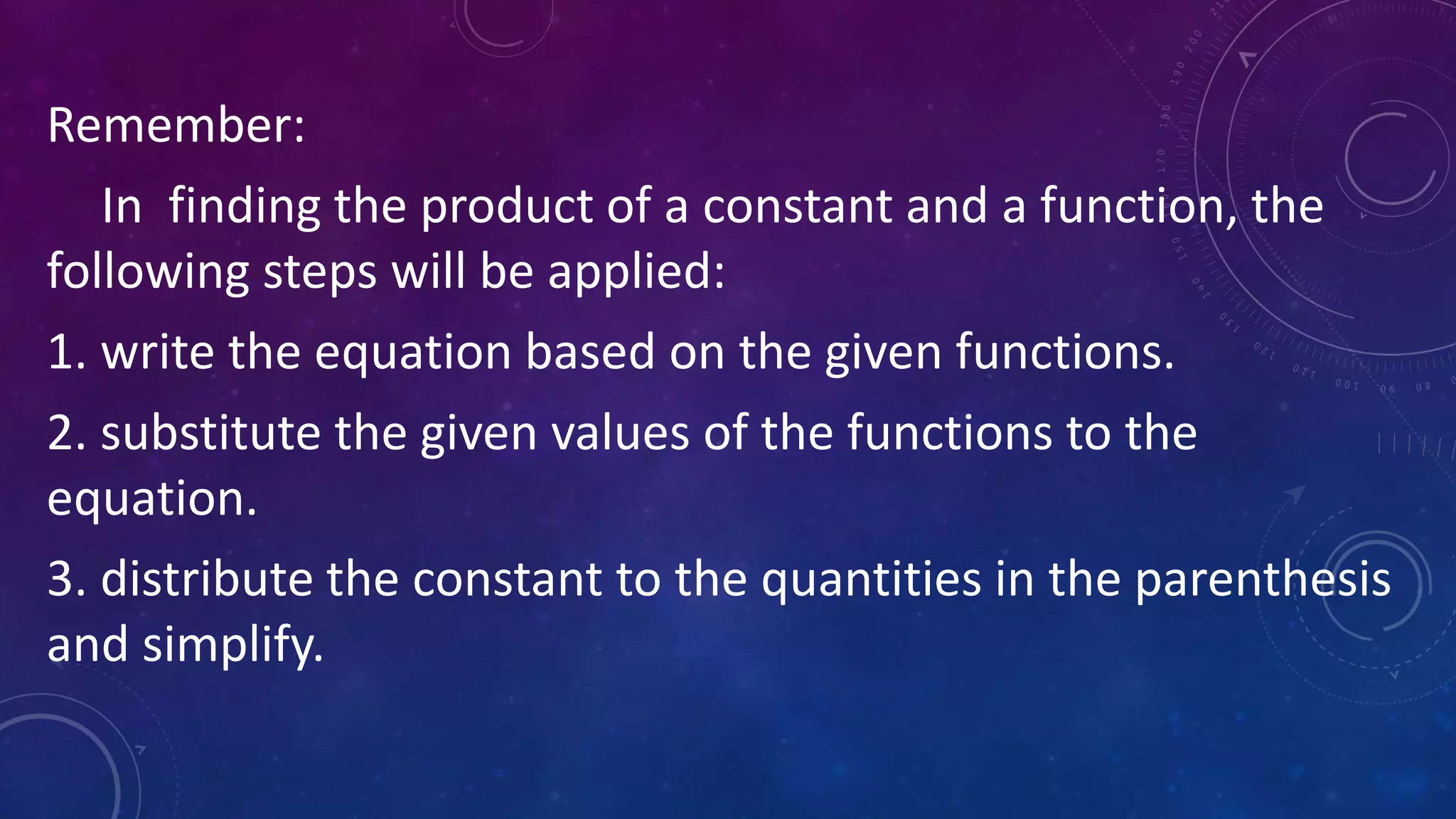 Lesson 3 Operation on Functions | PPTX
