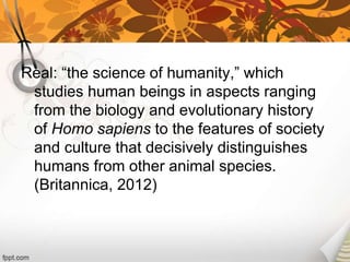 The origin of man | PPTX