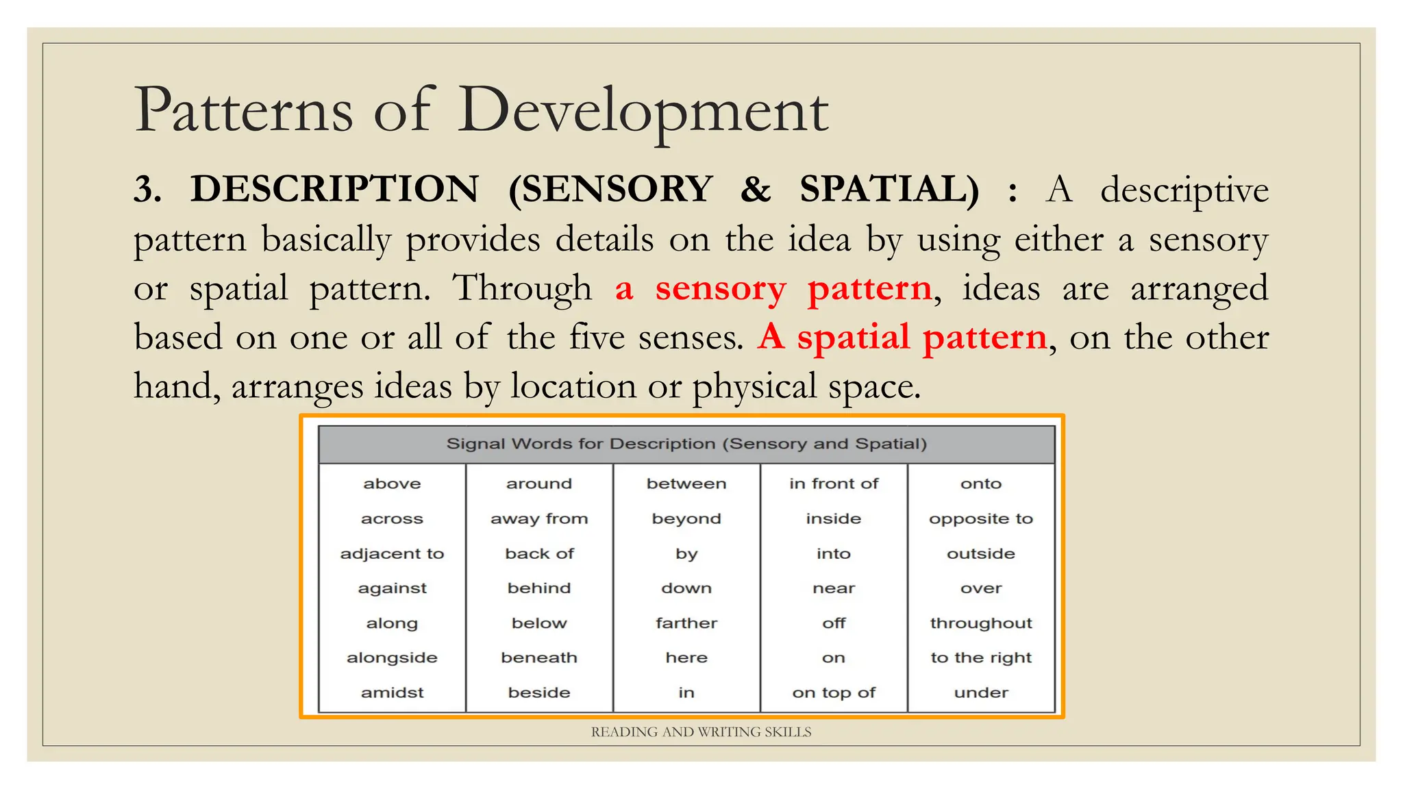 Lesson 3 Patterns of Development.pptx hahhaha | PPTX