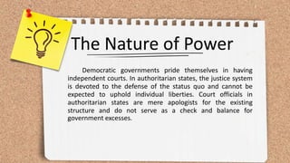 Lesson 3 Phil. Politics.pptx Power of the government | PPTX | Law