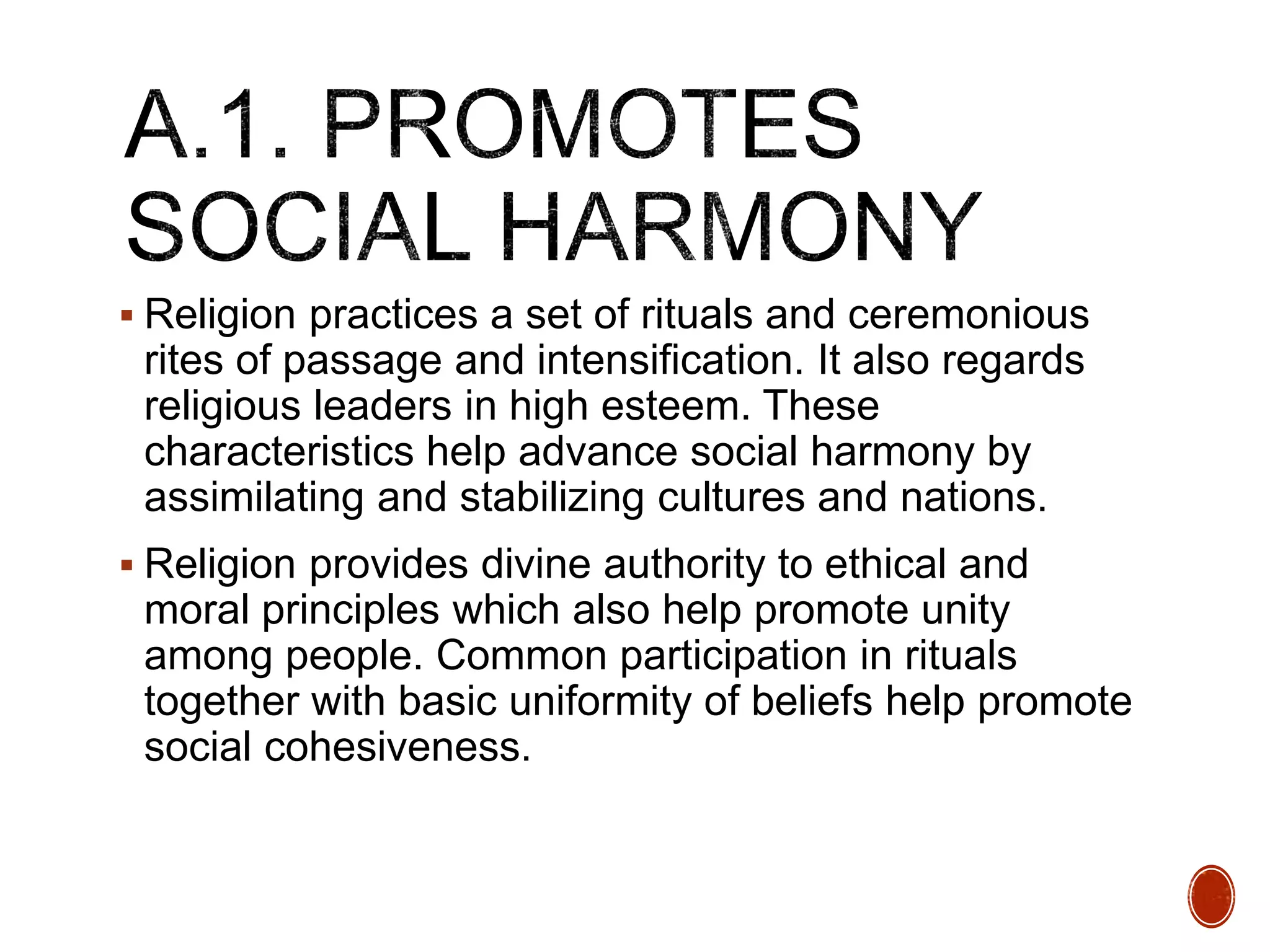 Lesson 3 positive and negative effects of religion | PPTX