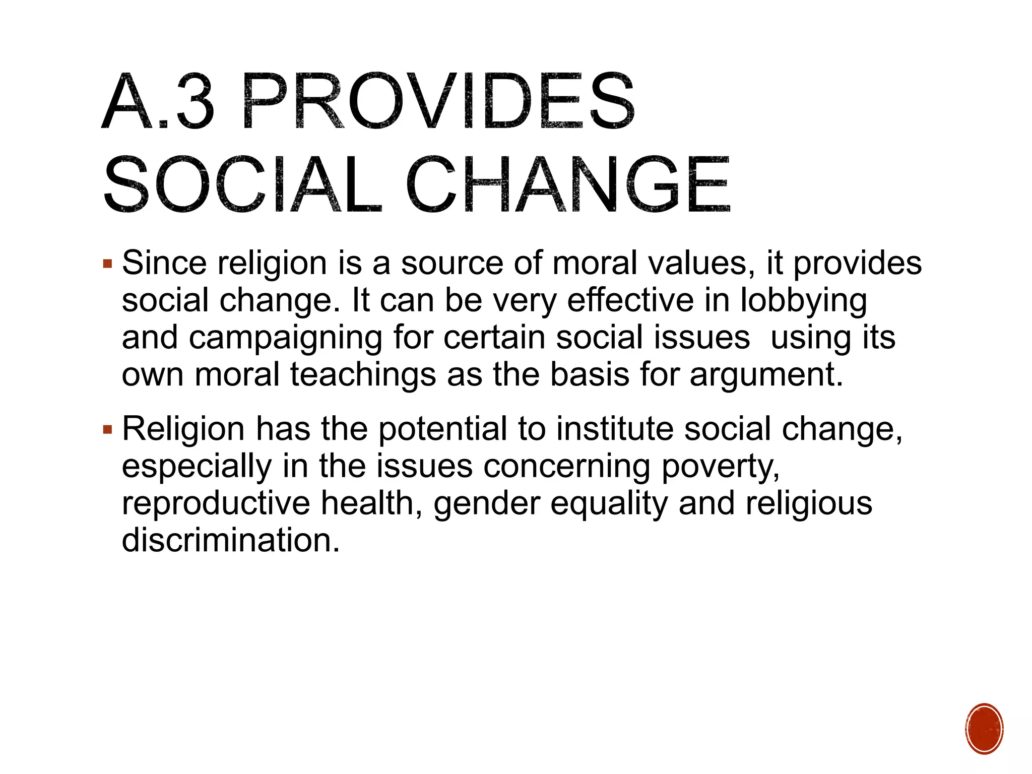 Lesson 3 positive and negative effects of religion | PPTX