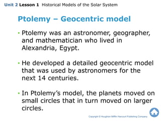 Historical models of the solar system Lesson 3 PPT.pptx