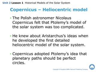 Historical models of the solar system Lesson 3 PPT.pptx
