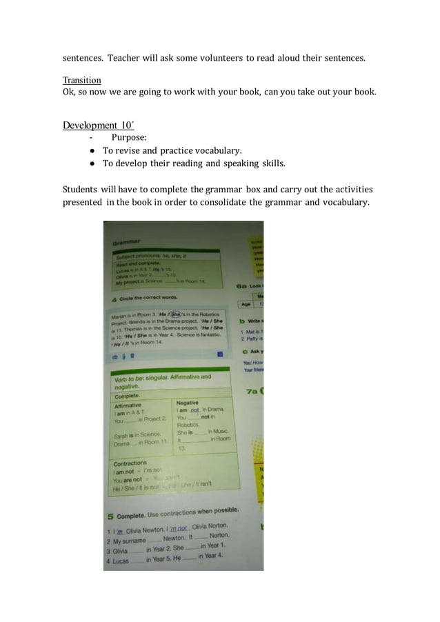 Lesson 3 primary level passed | PDF
