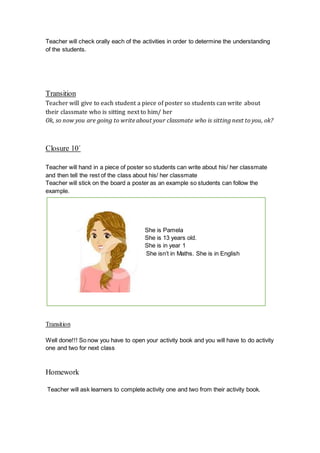 Lesson 3 primary level passed | PDF