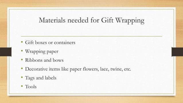 Lesson 3 Produce Wrapped Gift Items.pptx