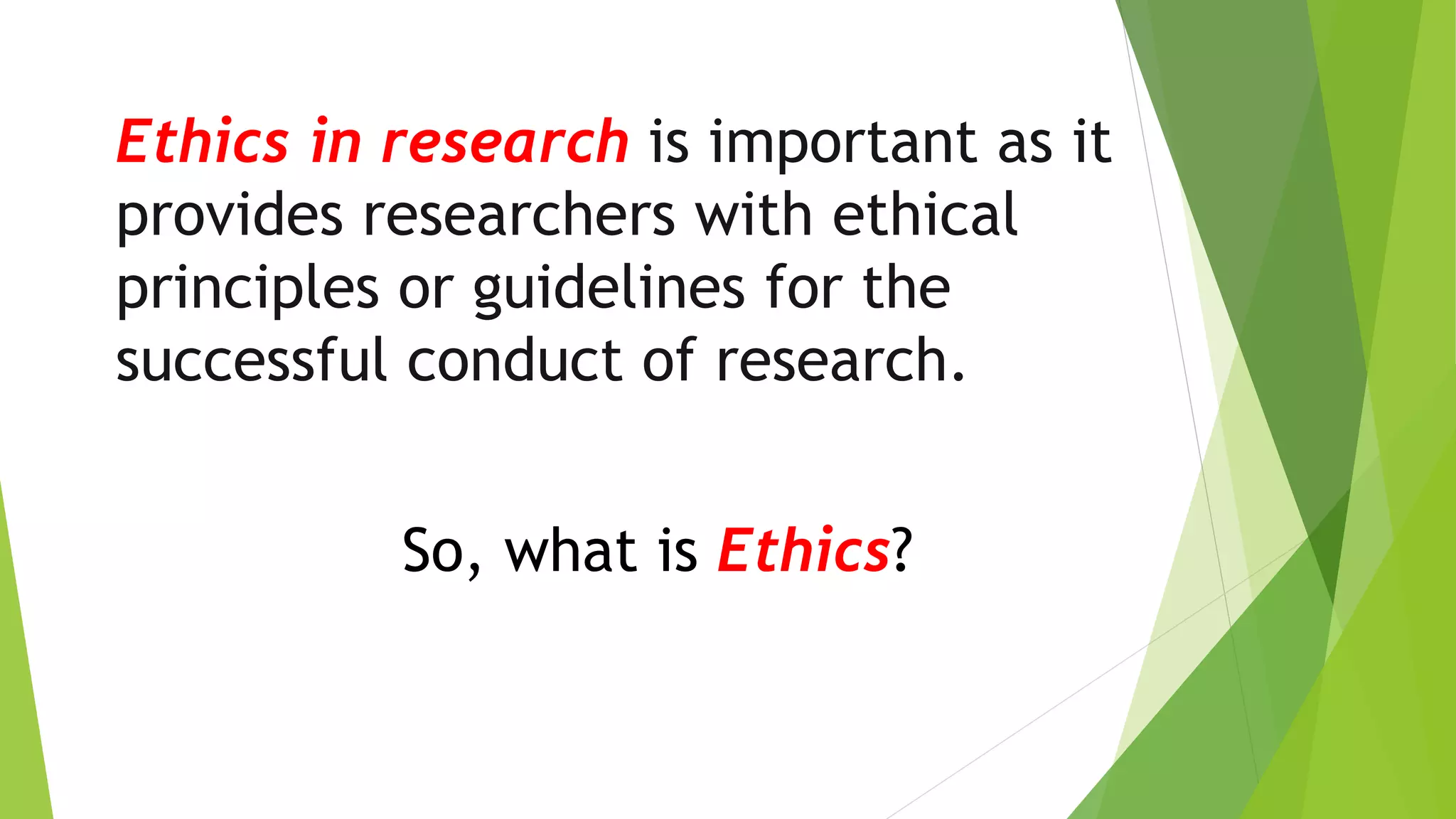 What is Research Ethics? | PPT