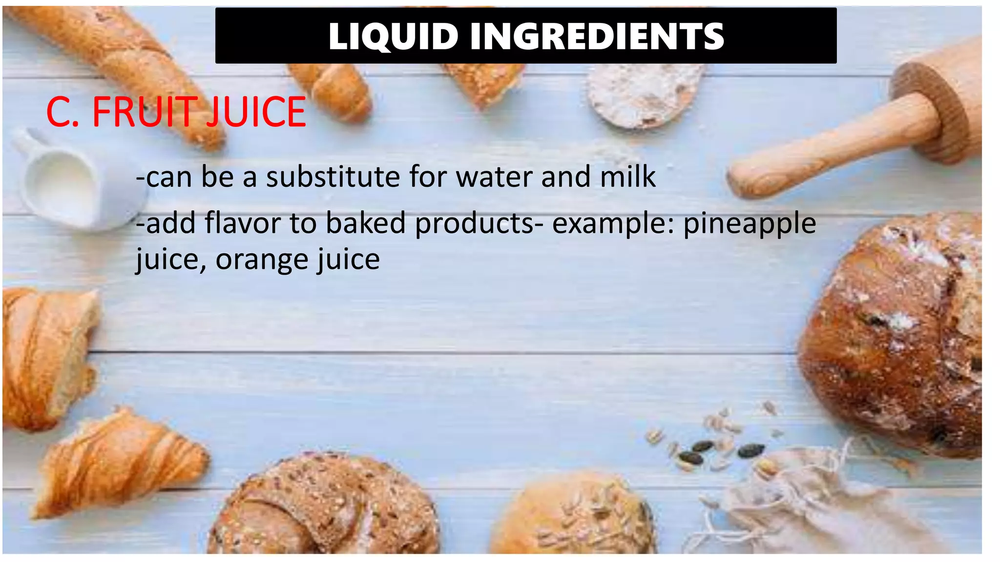 1920-LESSON 3:BAKING INGREDIENT AND THEIR USES | PPTX