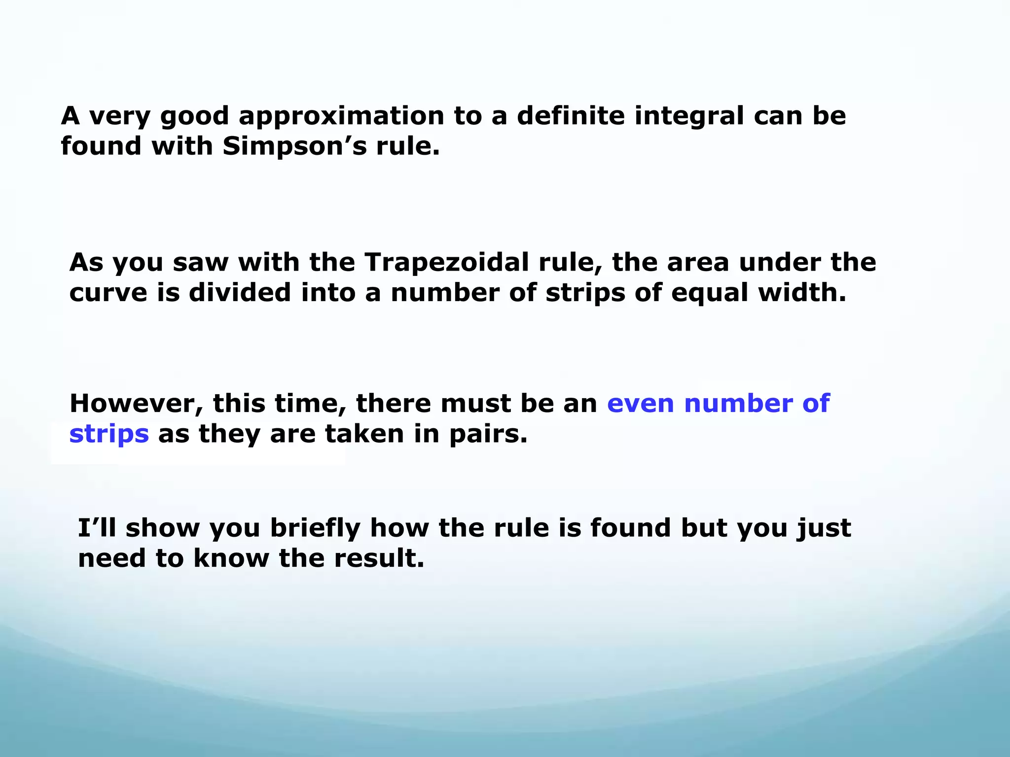 Lesson 3 simpsons rule | PPTX