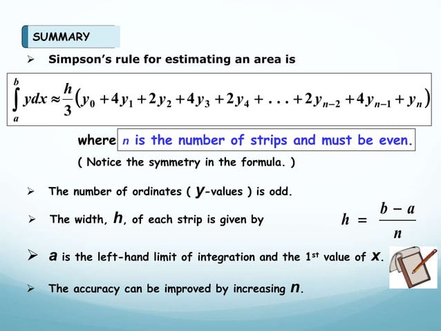 Lesson 3 simpsons rule | PPTX