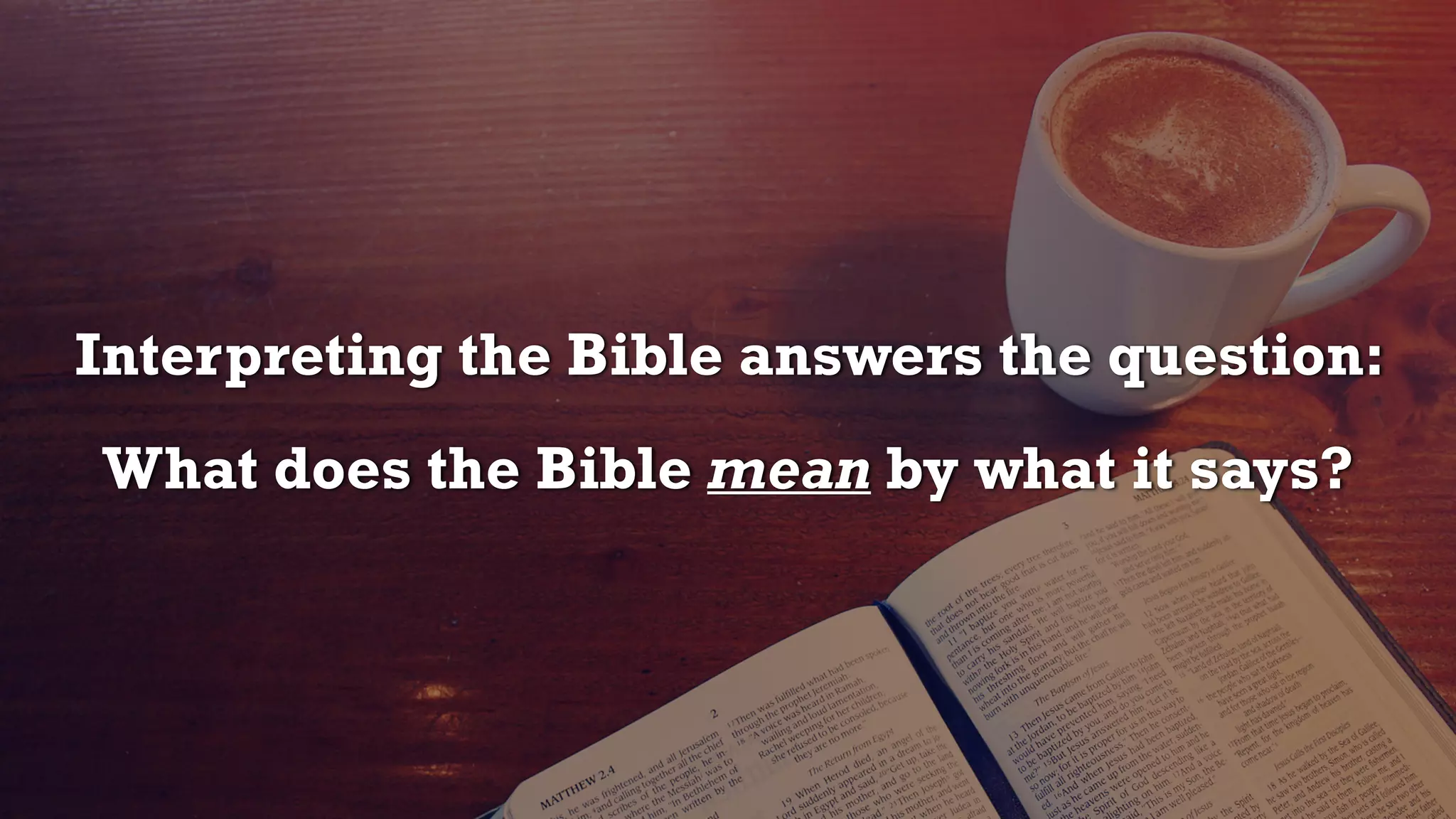 An Introduction to Biblical Interpretation (Effective Bible Study) | PDF