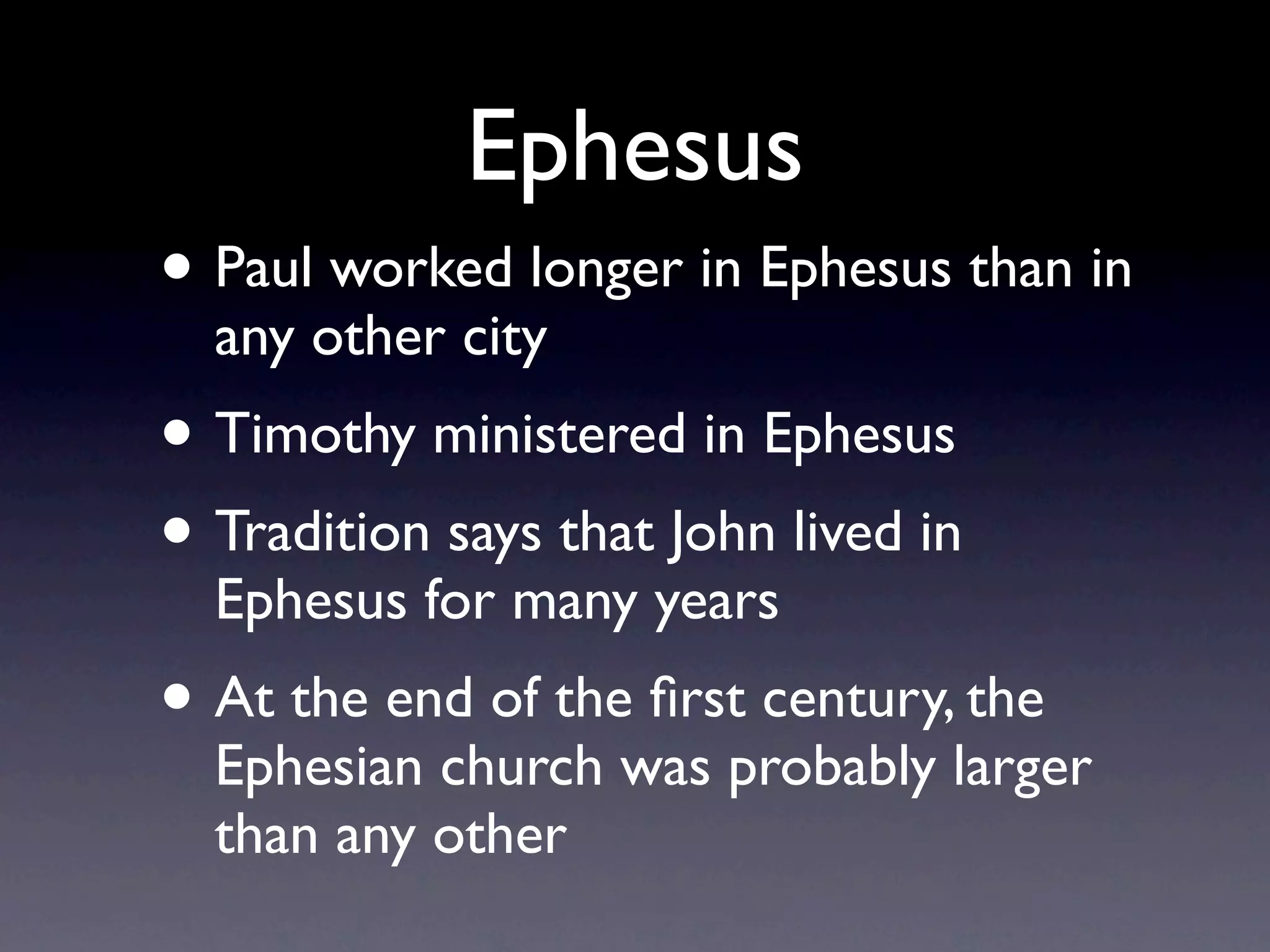 Lesson 3 — Ephesus | PPT