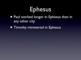Lesson 3 — Ephesus | PPT