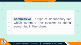 Lesson 3 Speech Act and Communicative Strategy | PDF