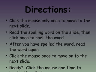 Lesson 3 spelling powerpoint | PPT