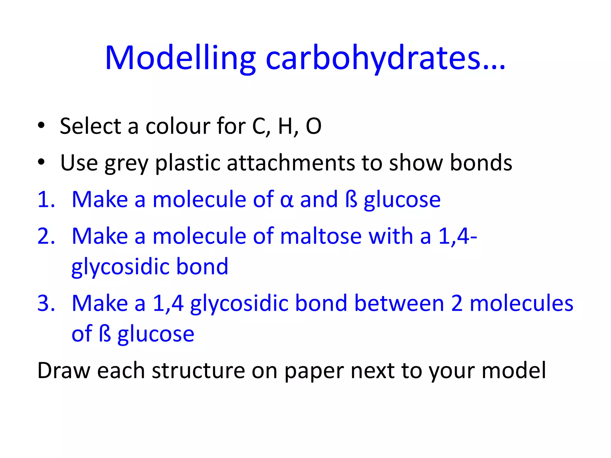 Lesson 3 starch, glycogen and cellulose | PPTX