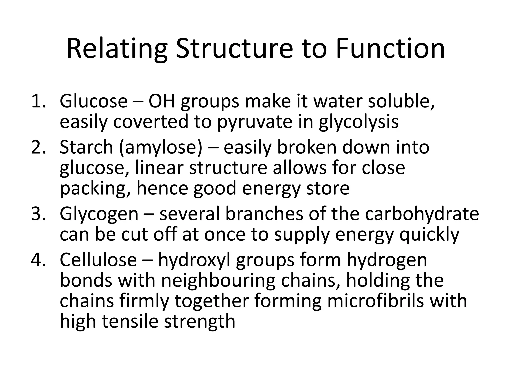 Lesson 3 starch, glycogen and cellulose | PPTX