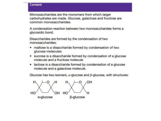 Lesson 3 starch, glycogen and cellulose | PPTX