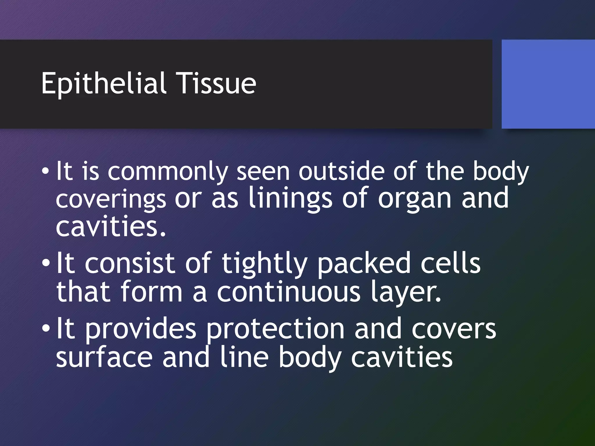 General Biology 1- Lesson 3: Structure and Functions of Animal Tissues ...