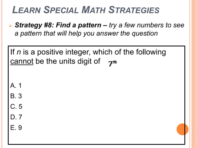 Lesson 3 test taking strategies | PPT