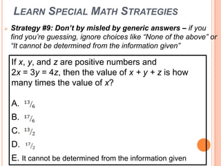 Lesson 3 test taking strategies | PPT