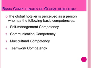 Lesson 3 The Bare Essentials In Hospitality Industry | PPTX