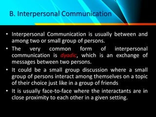 Types of Communication | PPTX