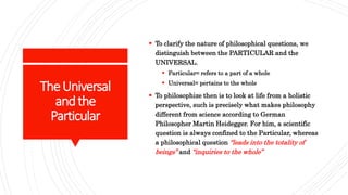 Understanding reality in a bigger picture | PPTX