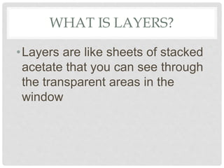 Working with Layers | PPTX