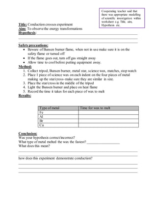 Lesson 3 year 9 convection artifact | PPT