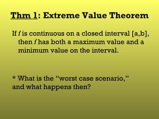 Lesson 4.1 Extreme Values | PPT