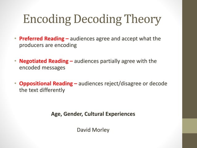 Audience reception thery | PPTX