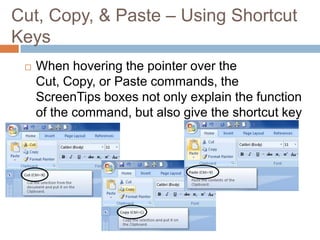 Microsoft Office Word 2007 - Lesson 4 | PPTX | Operating Systems ...