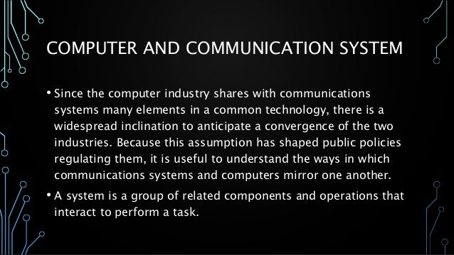 Lesson 4.0 elements of computer and communication system