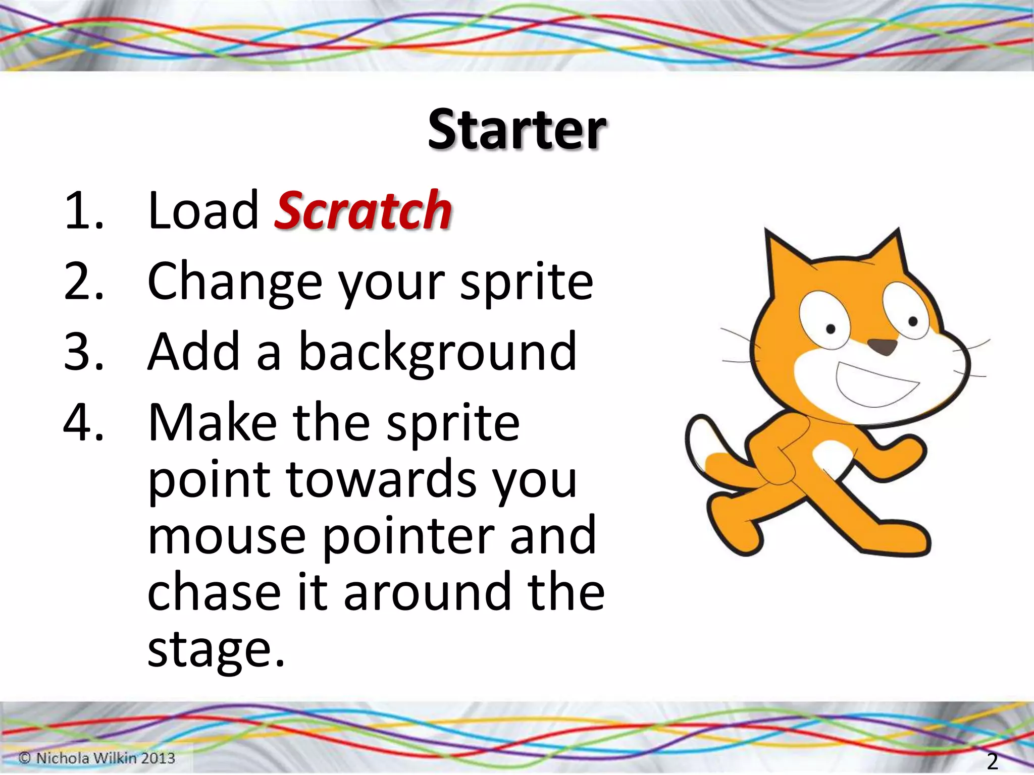 Scratch Lesson 4 | PPTX