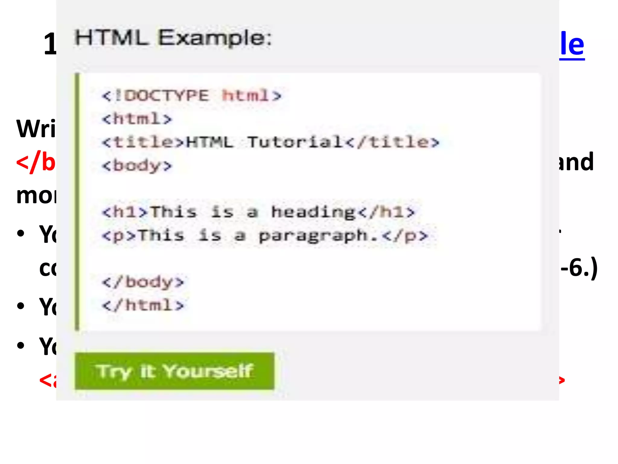 Lesson4.9 a u4l2 html | PPT