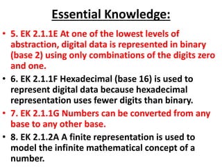 Lesson4.1 u4 l1 binary representation | PPT