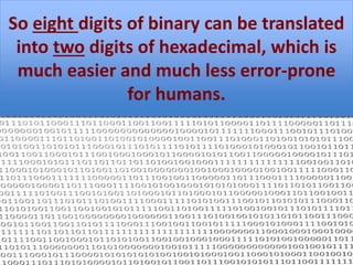 Lesson4.3 u4 l1 hexadecimal representation | PPT