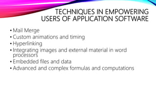 Lesson 4- Developing ict content for specific purposes | PPTX