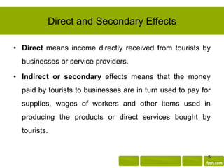 The Economics of Tourism | PPTX