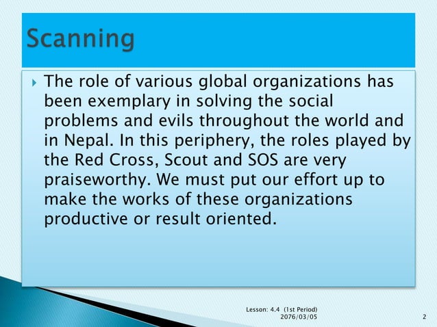 Lesson 4.4 (ten social) Some Social Evils in Nepal | PPTX