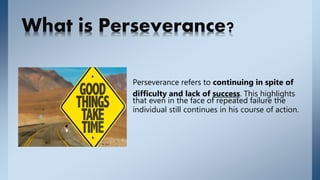 Lesson 4: Patience and Perseverance | PPTX