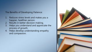 Lesson 4: Patience and Perseverance | PPTX