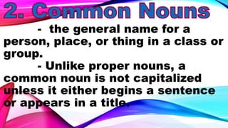 Two Types of Nouns | PPTX