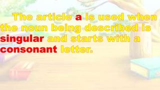 Using A and An + Noun | PPT