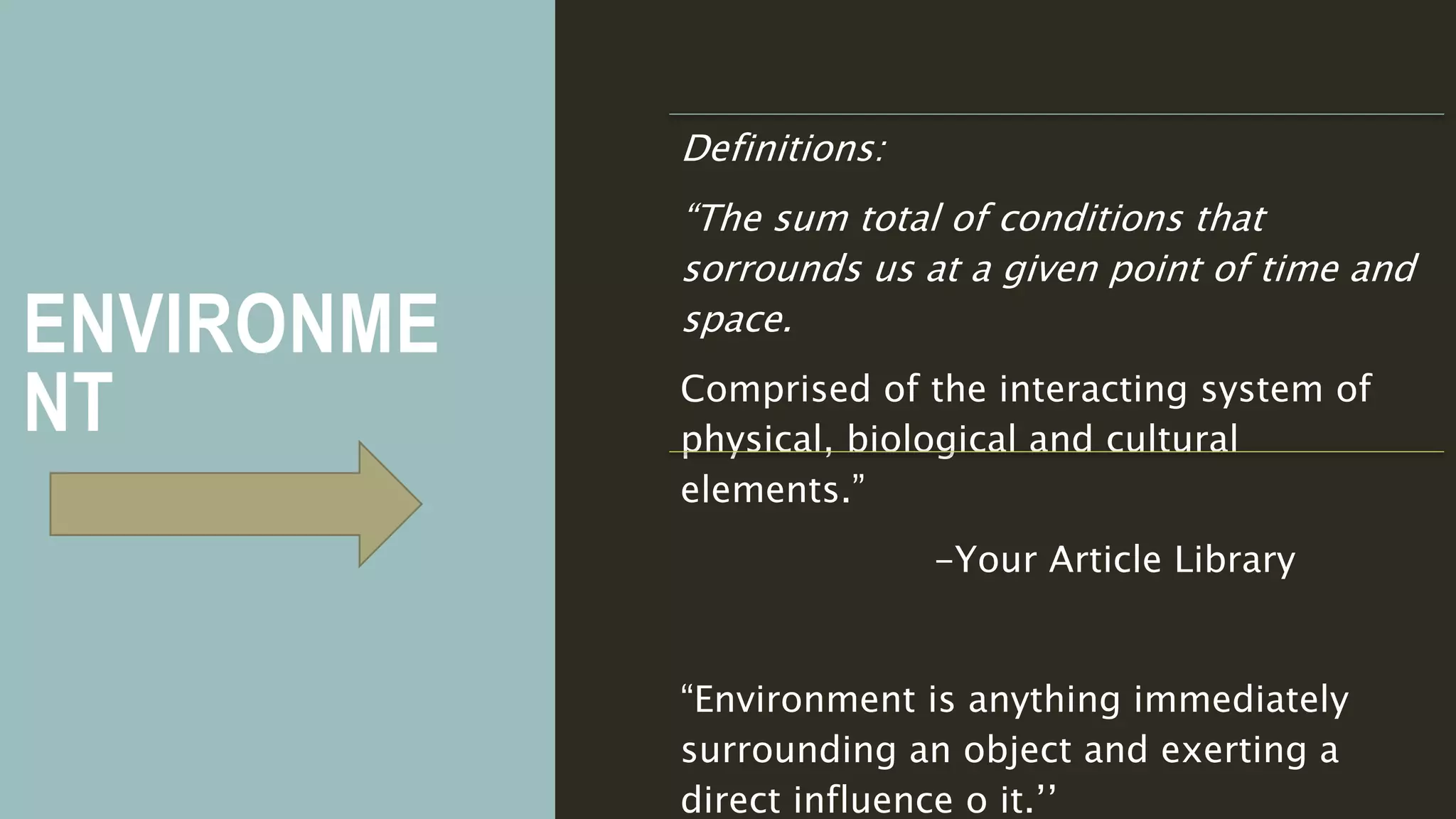 Lesson 4.1 man and h is environment. composition of environment | PPTX