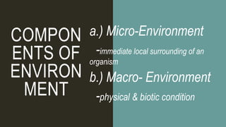 Lesson 4.1 man and h is environment. composition of environment | PPTX